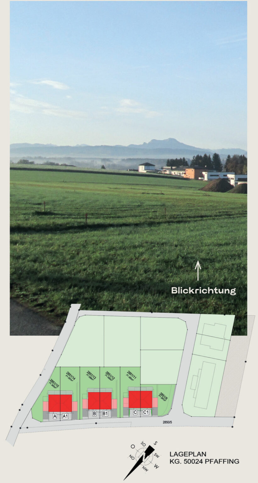 Doppelhausanlage MOAR in Pfaffing/Vöcklamarkt - BAU PESENDORFER GmbH